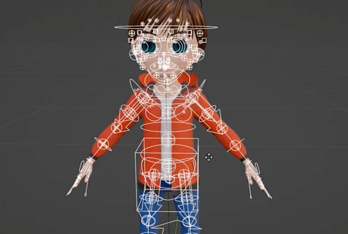 3d Character Rigging Cartoon Rig Character Rigging For Animation