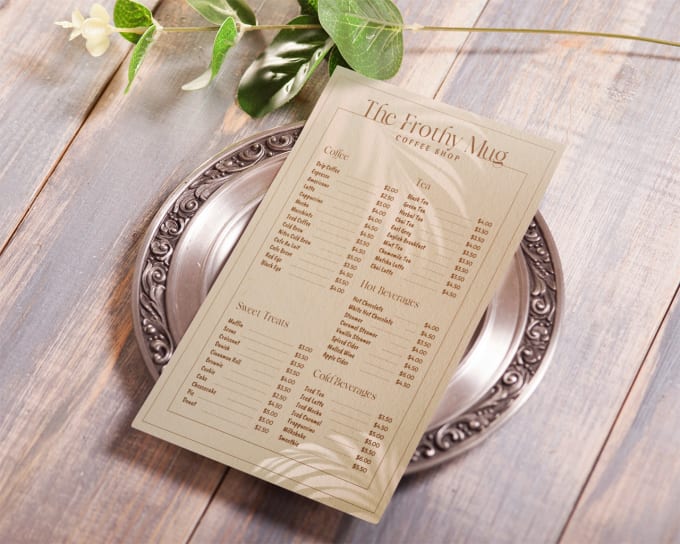 Do restaurant menu design, menu card design, digital menu by ...