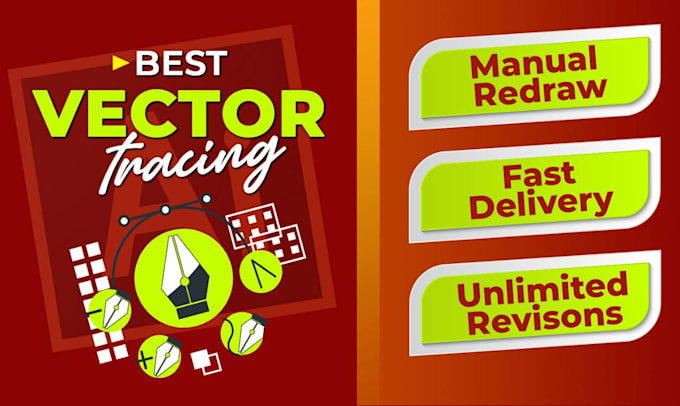 Do logo vector tracing, vectorize image, convert image to vector by ...