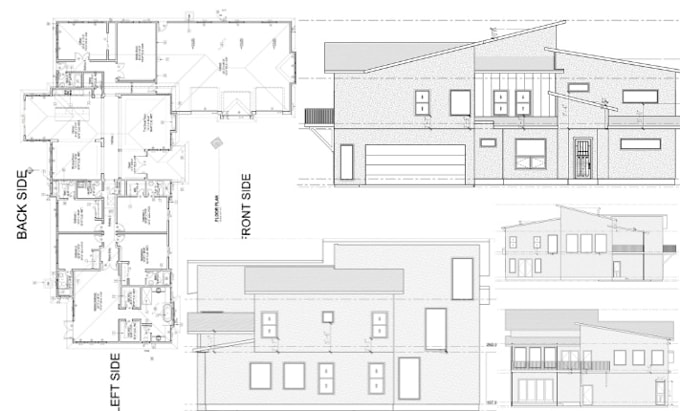 Draw architectural drawing blueprints, elevations,etc in cad by ...