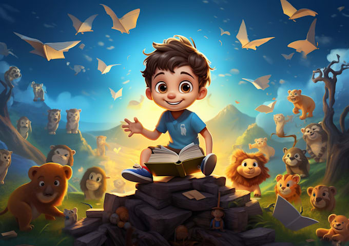 Make a amazing children story book illustration by Acheronstorm_4 | Fiverr