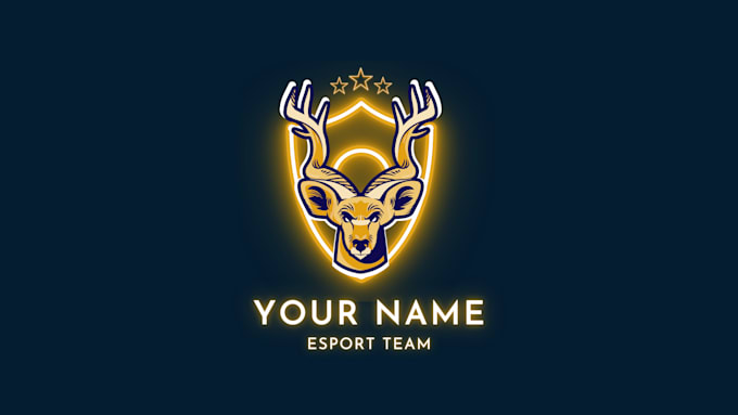 Create a glowing esports logo design by Dhruvdesigns1 | Fiverr