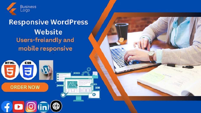 Design a mobile responsive business wordpress website design by Ijazo ...