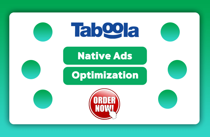 Setup and manage your taboola native ads campaigns by Simon_68 | Fiverr