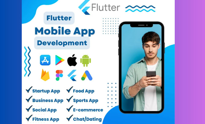 Develop mobile app using flutter for both ios and android by Techlancerz | Fiverr