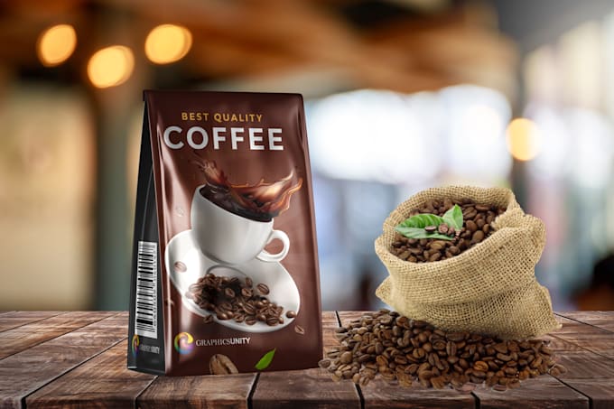 Do aesthetic coffee bag packaging, stickers and label design by H989819 ...