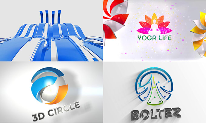 Create 3d glossy corporate logo intro or outro animation by ...