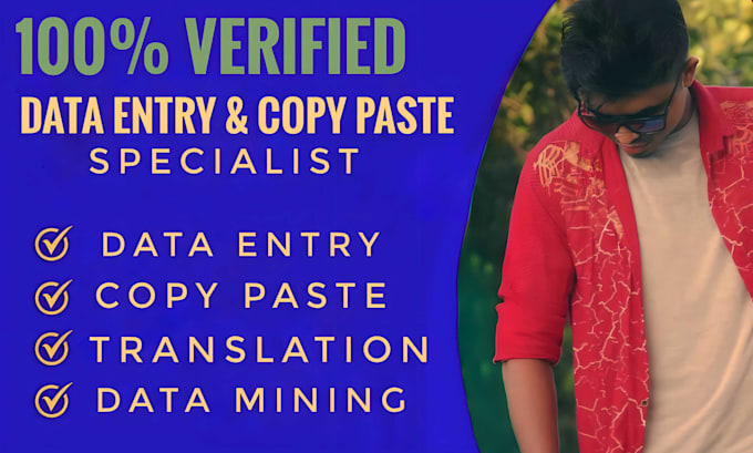 Do data entry and copy paste job by Trust4leads | Fiverr