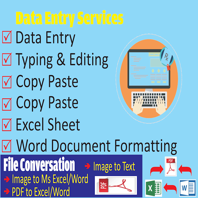 Efficient data entry typing services by Matee_dataentry | Fiverr Efficient data entry typing services by Matee_dataentry | Fiverr