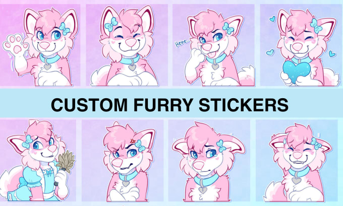 Make Cute Furry Stickers For Telegram Discord Crypto Sticker By