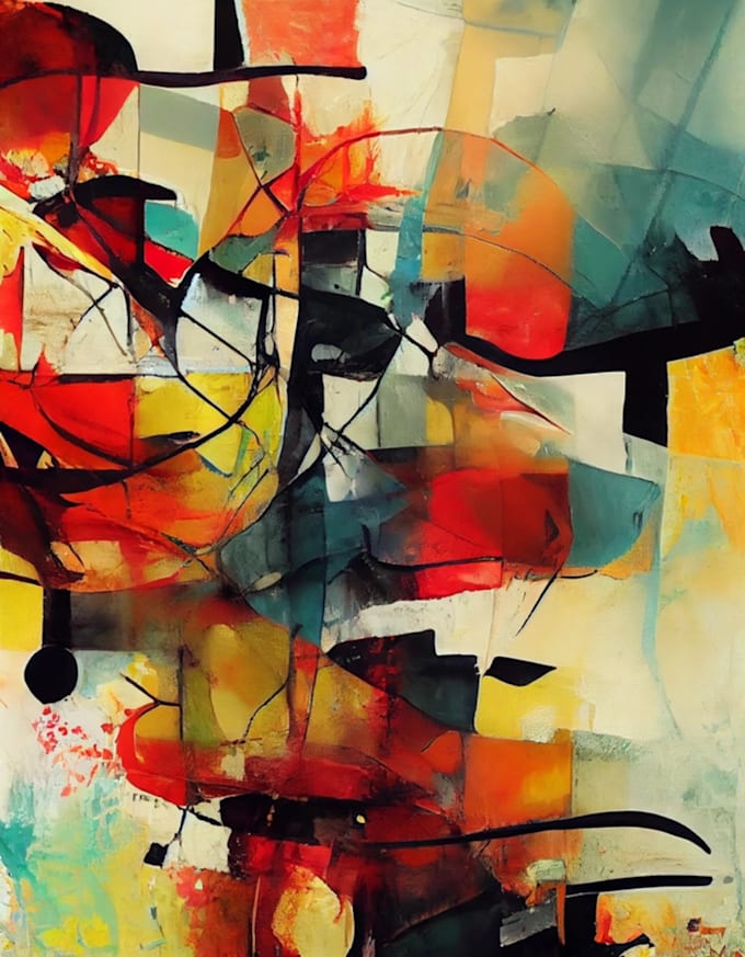 Design a captivating and classy abstract painting by Lanks34 | Fiverr
