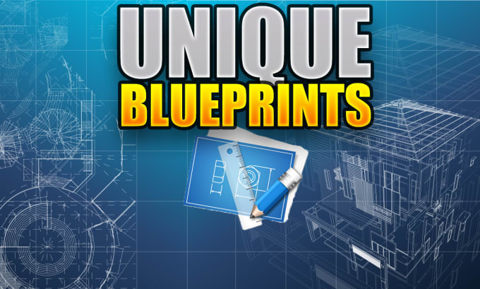 Design a custom blueprint poster of a house by Arctic_edits | Fiverr