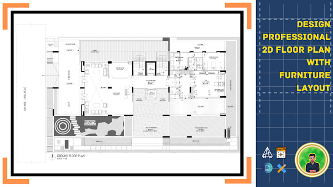 Design professional 2d floor plan with furniture layouts for your space ...