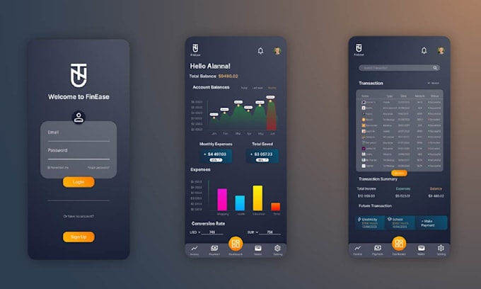 Design a custom ui in just 2 days by Shabu_graphics | Fiverr