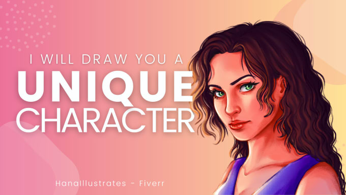 Draw you a unique character by Hanaillustrates | Fiverr