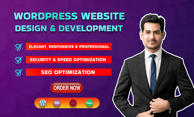 Develop custom wordpress website design and development by Hafiz_jii | Fiverr