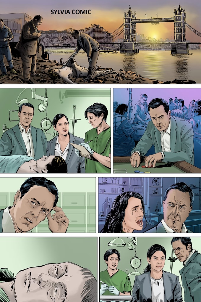 Draw Comic Book Storyboard Graphic Novel Comic Book Cover Realistic