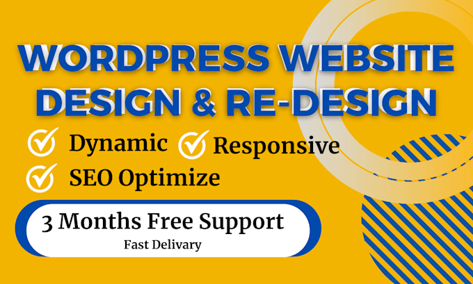 Build a fully responsive wordpress website design or redesign by Rakibul8383 | Fiverr