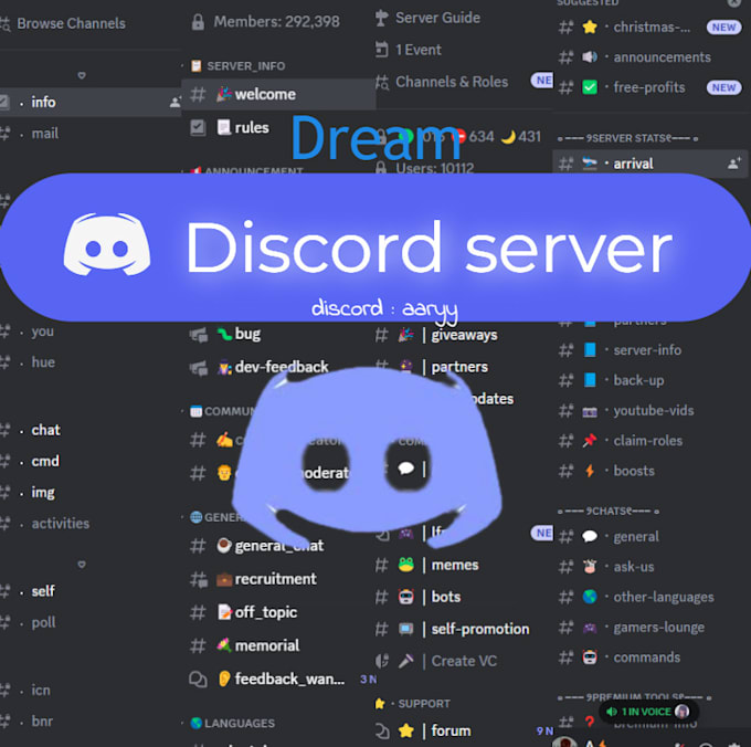 Create a customly built discord server by Theaquirer | Fiverr