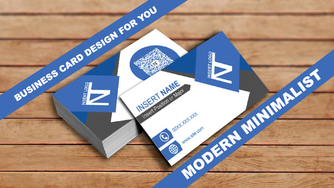 Create business card with qrcode for you by Alinconstant135 | Fiverr