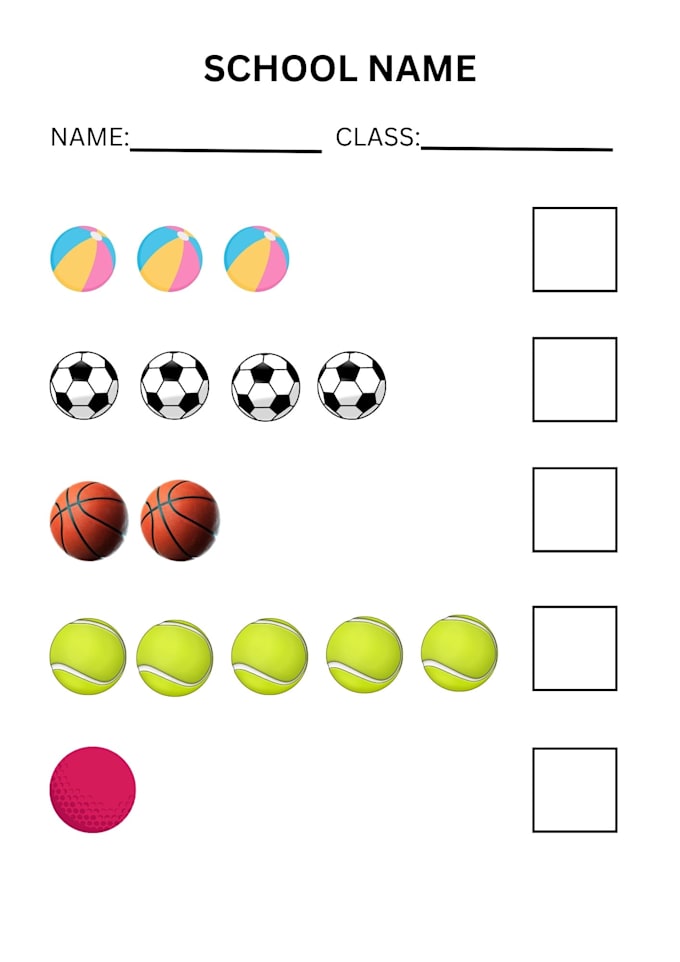 Create math and english worksheets for kids by Sandal_ayub | Fiverr