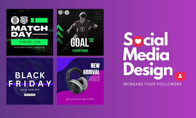 Create really attractive social media posts by Thomicurve | Fiverr