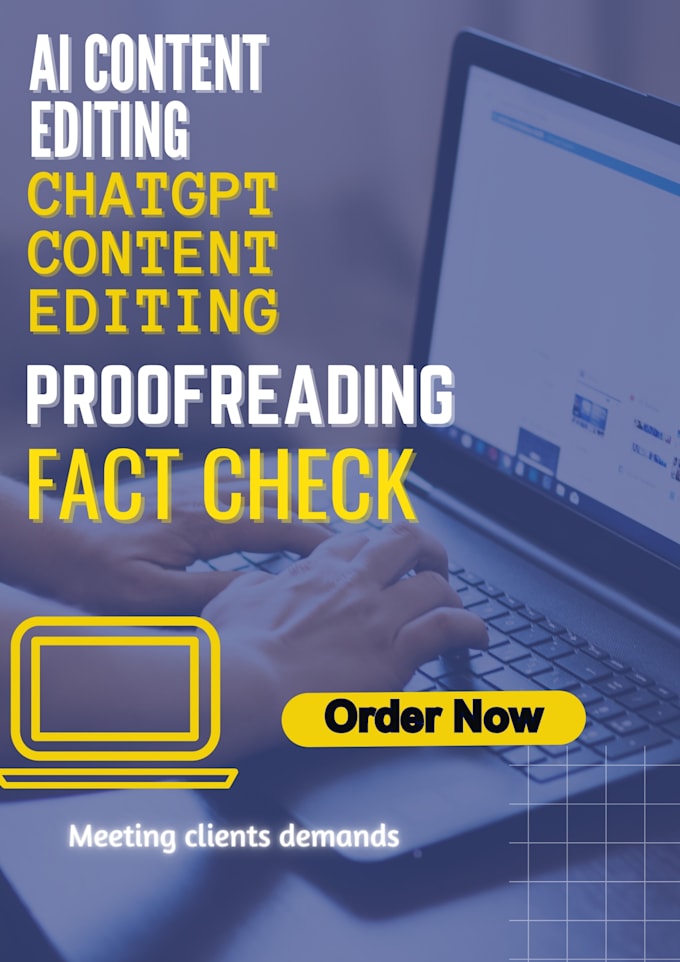 Fact check and edit your ai generated content by Derrickprest531 | Fiverr