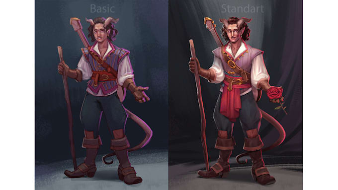 Draw full body character concept art by Diana_matisova | Fiverr