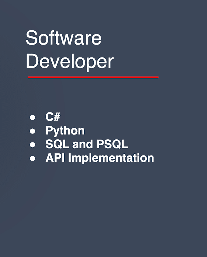 Develop Any Complex Api In Csharp Or Python By Shivanikadam Fiverr