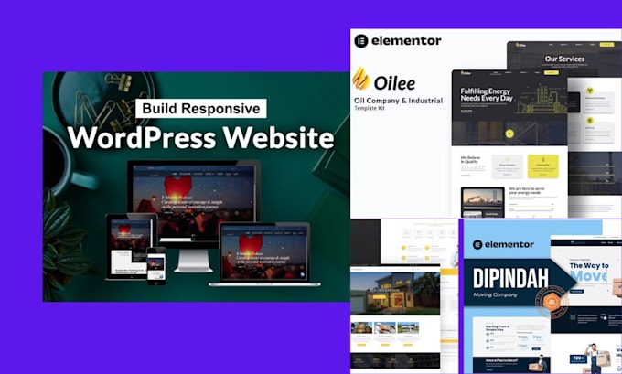 Wordpress website design or redesign and responsive with elementor crocoblock by Abdurrahmanarc ...