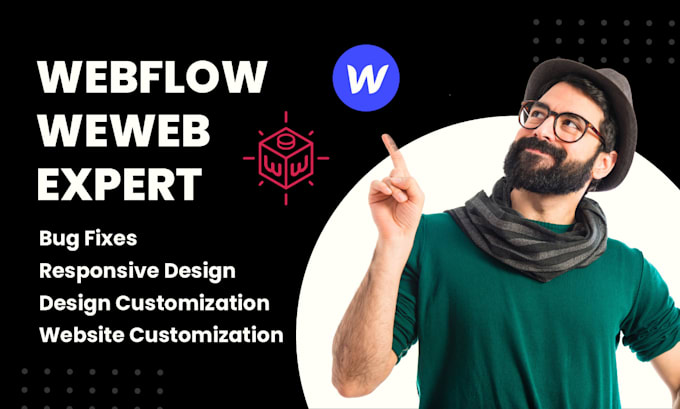 Fix issue mobile responsive webflow, weweb, bubble by Khopidlabs | Fiverr