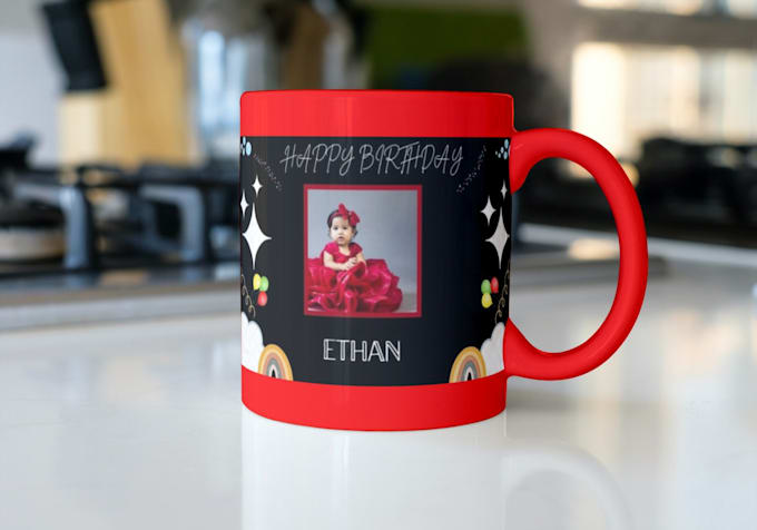 Create a beautiful custom coffee mug design and image mug design by ...