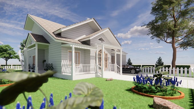 Make 3d modeling and design from your floorplan house by Dibalik_atap ...