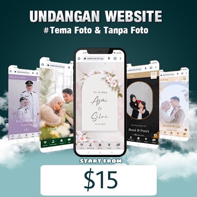 Design digital website invitation card by Zamaqta | Fiverr