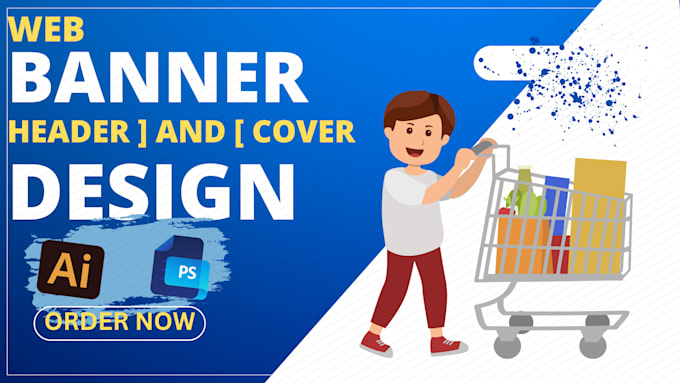 Design professional website banners or headers, covers ,twitch banner ...