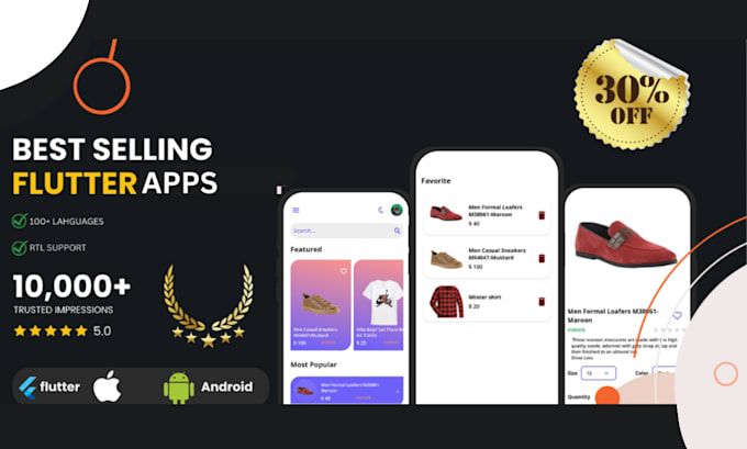 Revolutionize your business with a powerful crossplatform app powered by flutter by ...