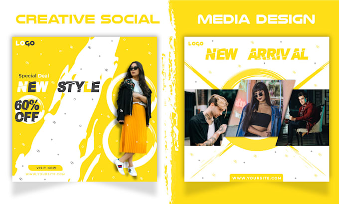 Create any kind of creative social media design by Jubarazmollik | Fiverr