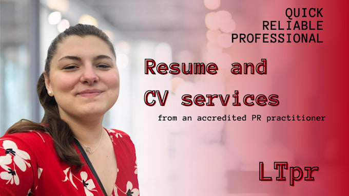 Update your current or create a new resume or personal statement by Libby_t_pr | Fiverr