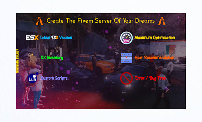 Create an elite esx legacy fivem server for you by Stelioslua | Fiverr