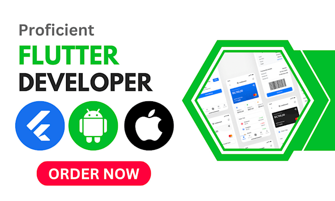 Be your proficient flutter developer for stunning apps by Myasirsargana | Fiverr