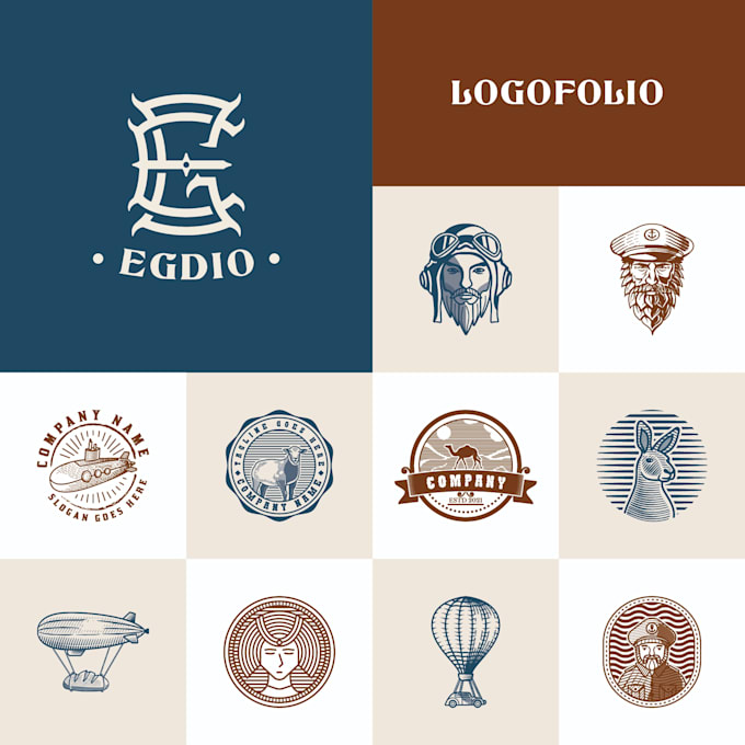 Creat best vintage logo by Egdio_design | Fiverr