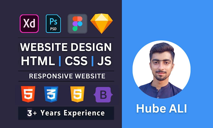 Design Responsive Website With Html Css Bootstrap Psd To Html Figma