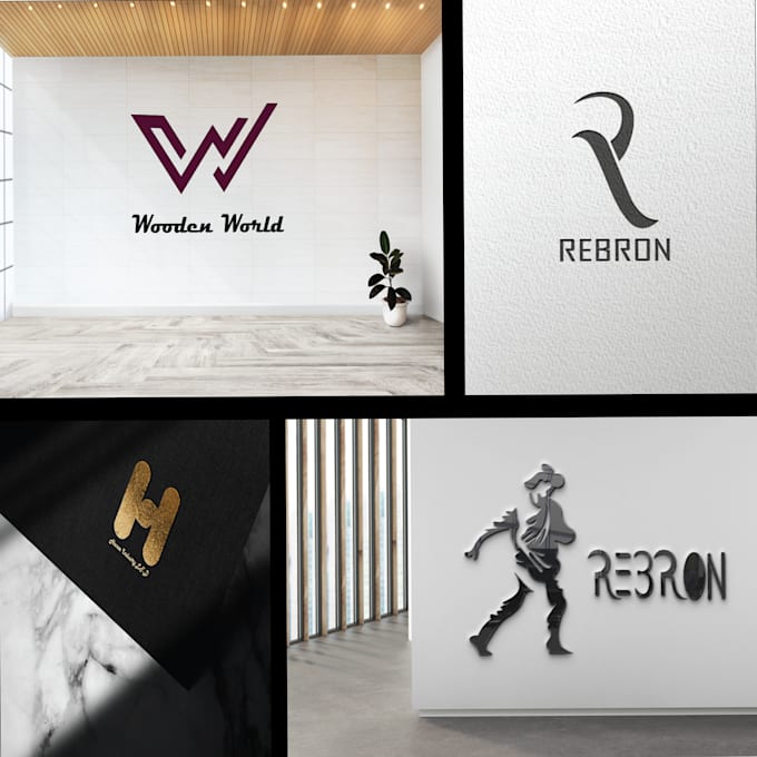 Create an awesome trendy typography logo for you by Graphicdesigen6 ...