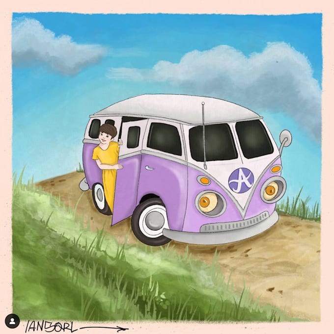 Do semi realistic, fantasy, comic childrens book illustrations by ...