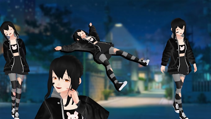 Create a basic custom vrchat avatar for you by Purplepiss | Fiverr