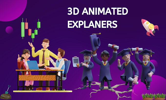 Make stunning 3d animation explainer video by Ali_animationss | Fiverr