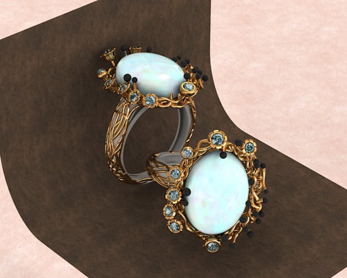 Create stunning 3d jewelry designs on gemvision matrix and rhinoceros ...