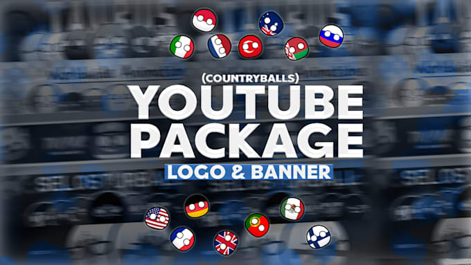 Make you a banner,logo for your youtube countryballs channel by Funhand ...