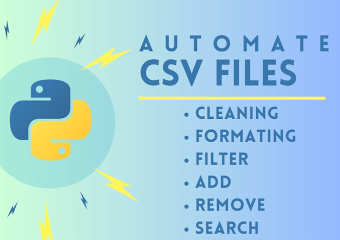 Do Scripting To Automate Csv Excel Spreadsheet File By Kewlism Fiverr