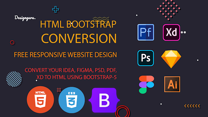 Do Frontend Web Developer Psd Figma Pdf To Html With Responsive Bootstrap By Abdussoburpro